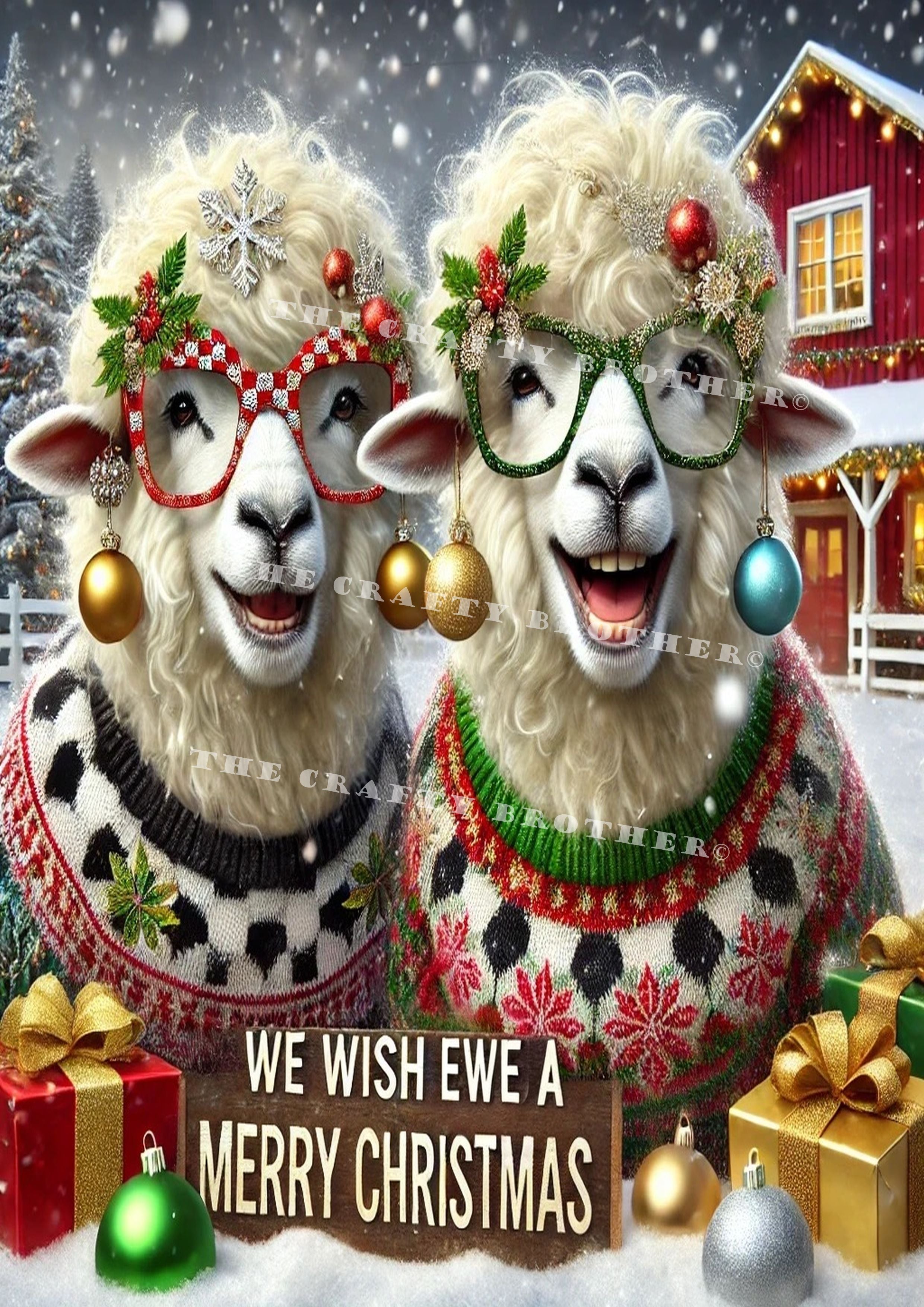 Ewe Christmas – The Crafty Brother