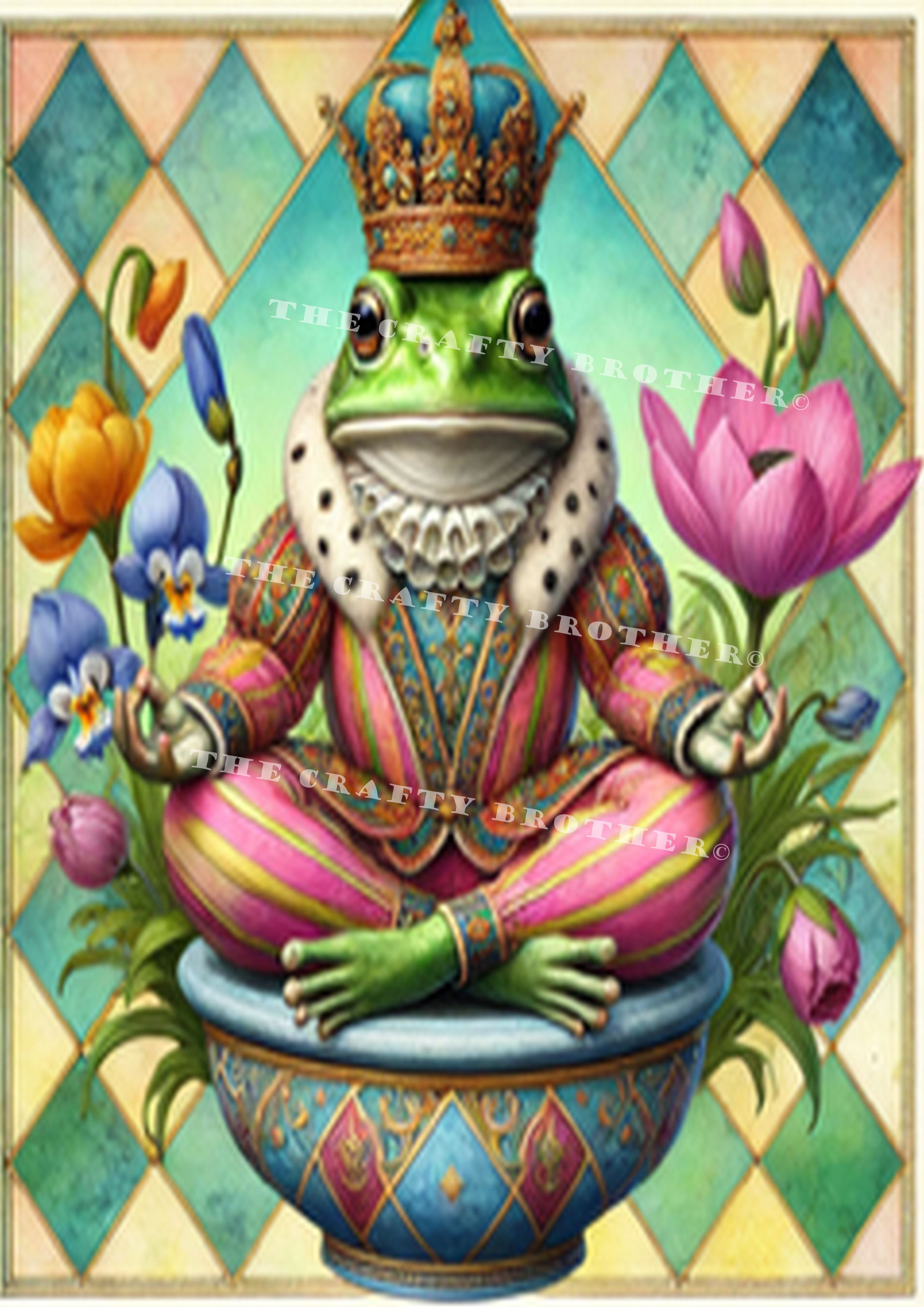 Frog Meditating – The Crafty Brother