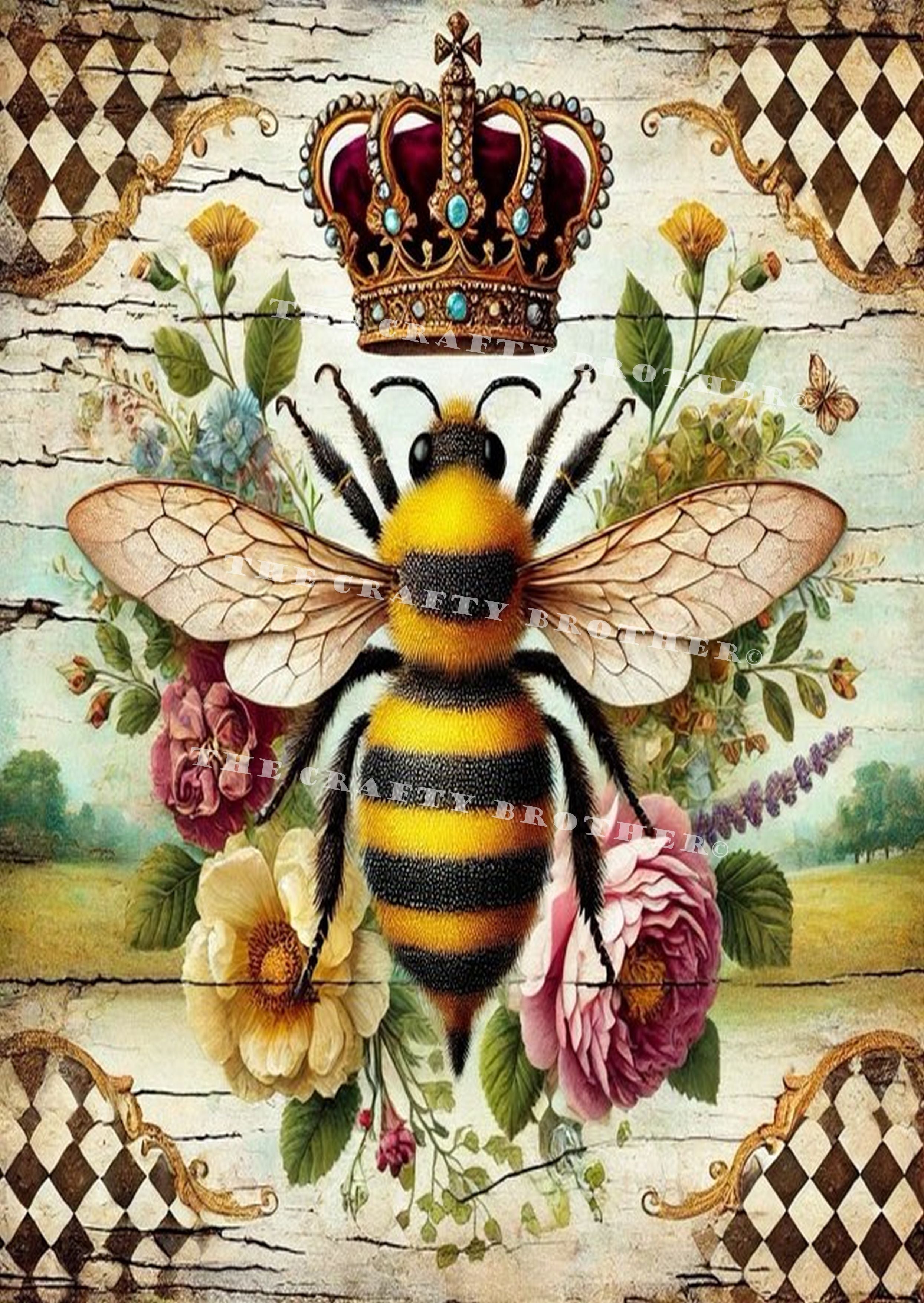 Harlequin Bee – The Crafty Brother