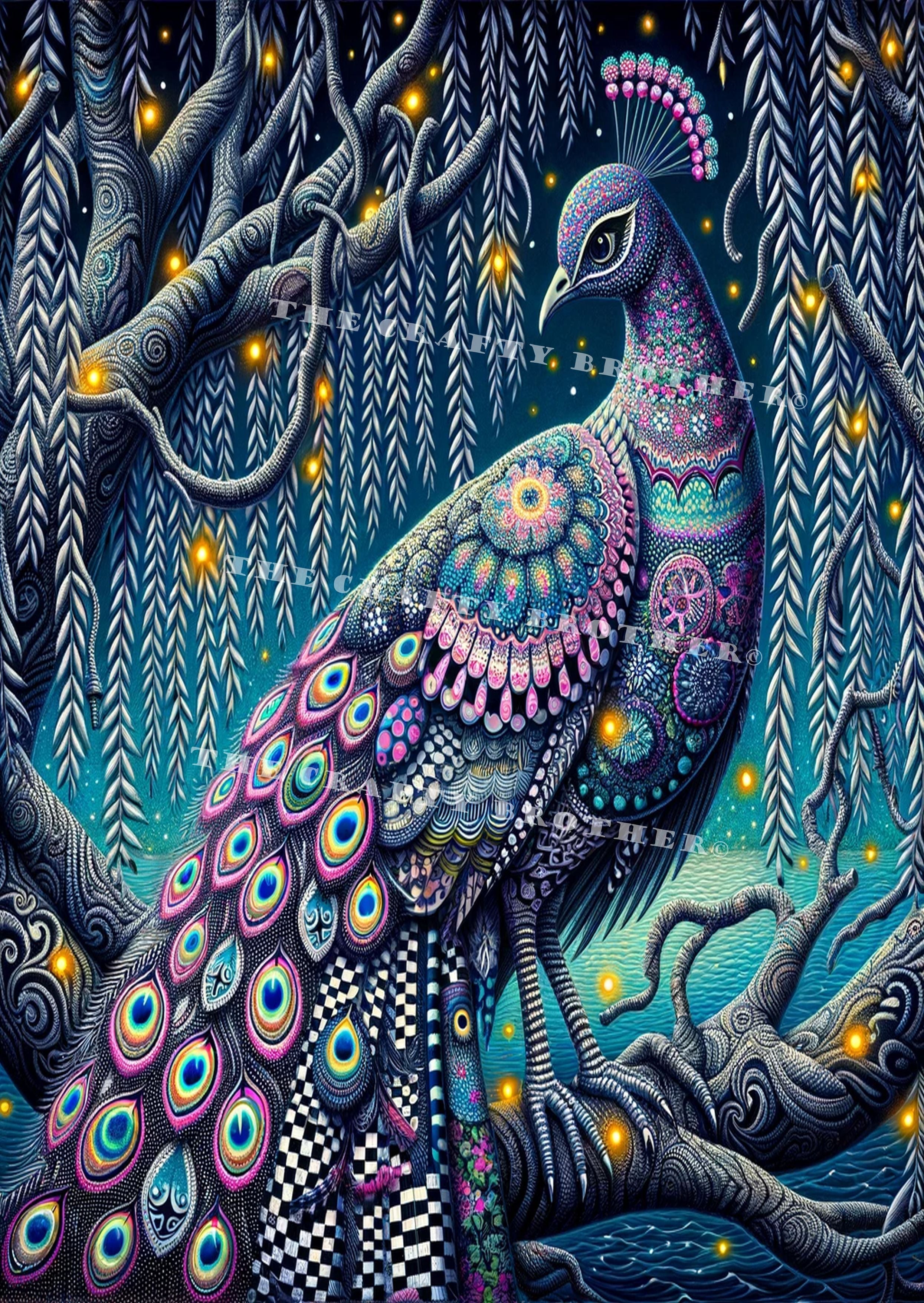 Night Forest Peacock – The Crafty Brother