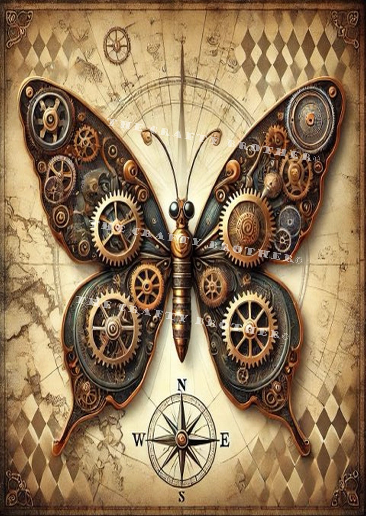 Steam Butterfly – The Crafty Brother
