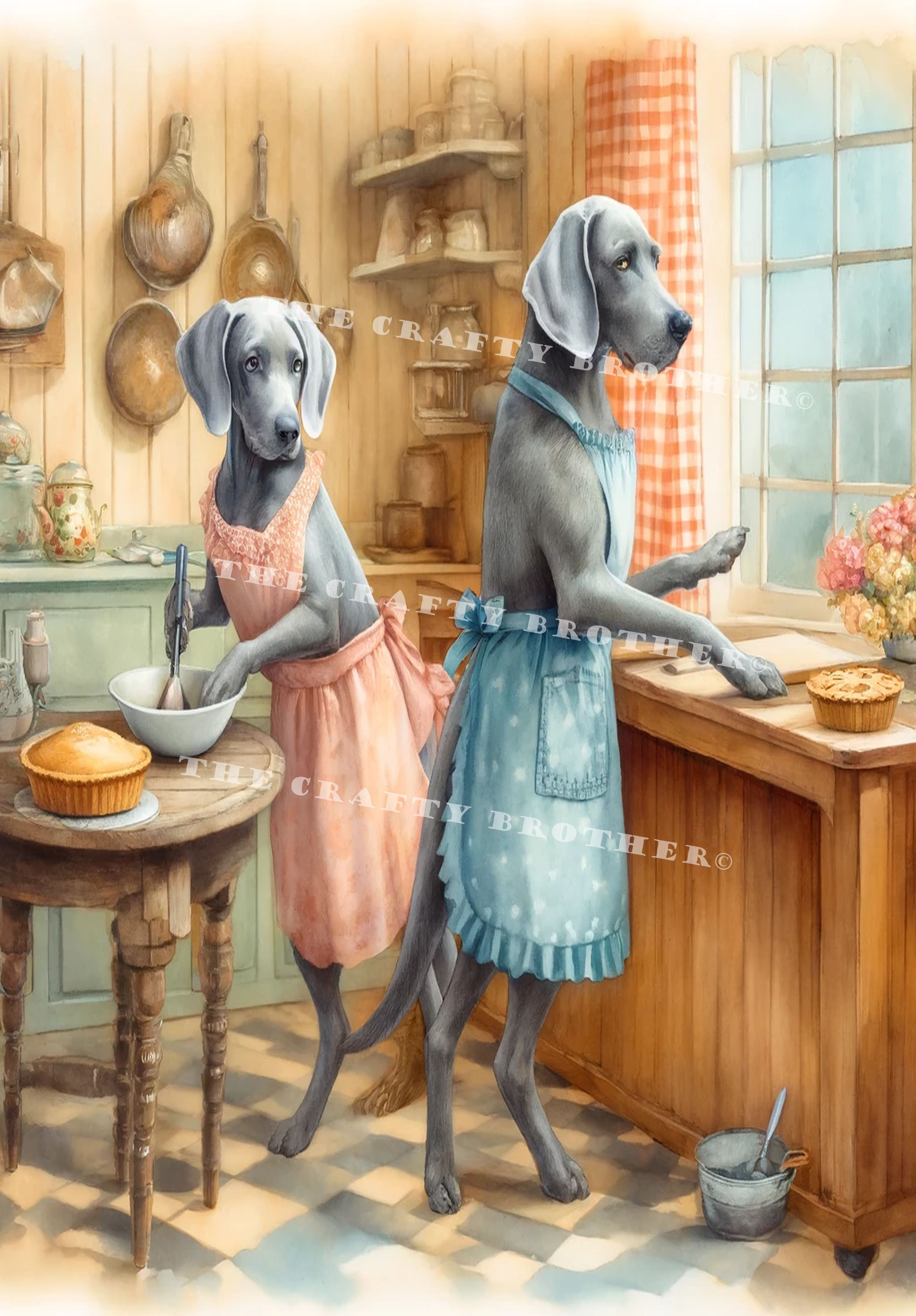 Weims In the Kitchen – The Crafty Brother