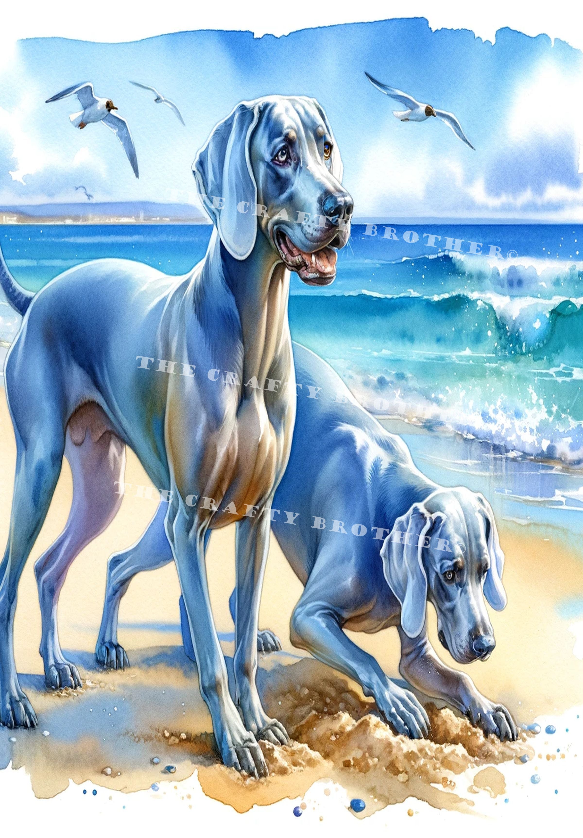 Weims On The Beach – The Crafty Brother